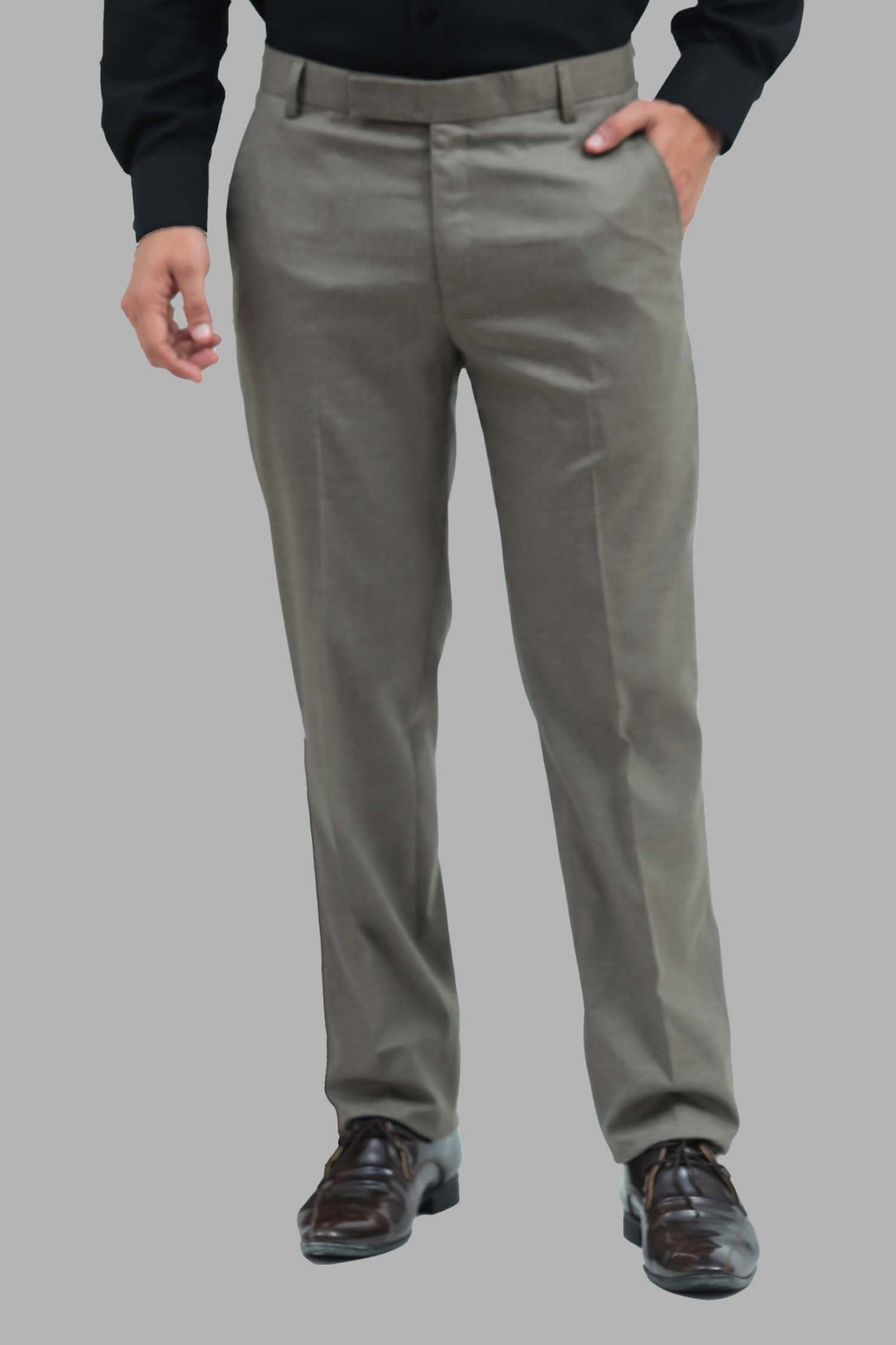 Buy Bluebird Men's Grey Formal Trouser Online at Best Price | Veshbhoshaa